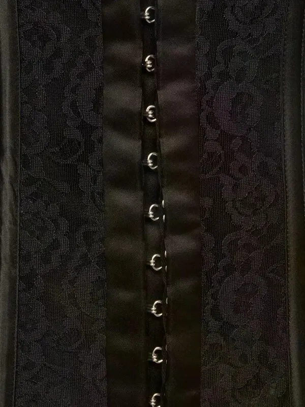 Dolce & Gabbana Lace-trim Bustier Shirt