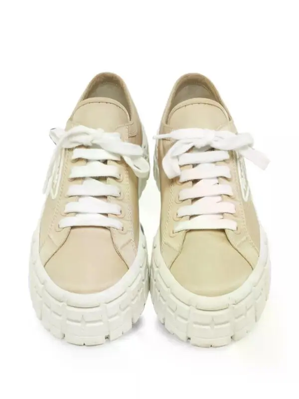 Prada Double Wheel Lace-up Sneakers