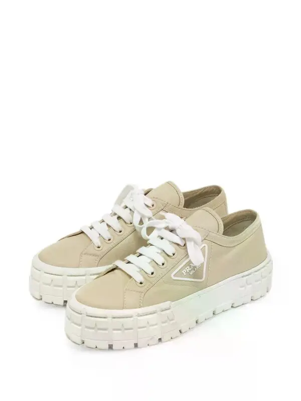 Prada Double Wheel Lace-up Sneakers