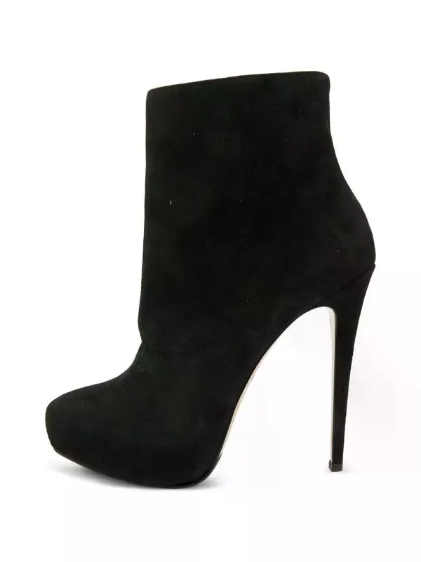 LE SILLA Pointed Toe Zip-up Ankle Boots