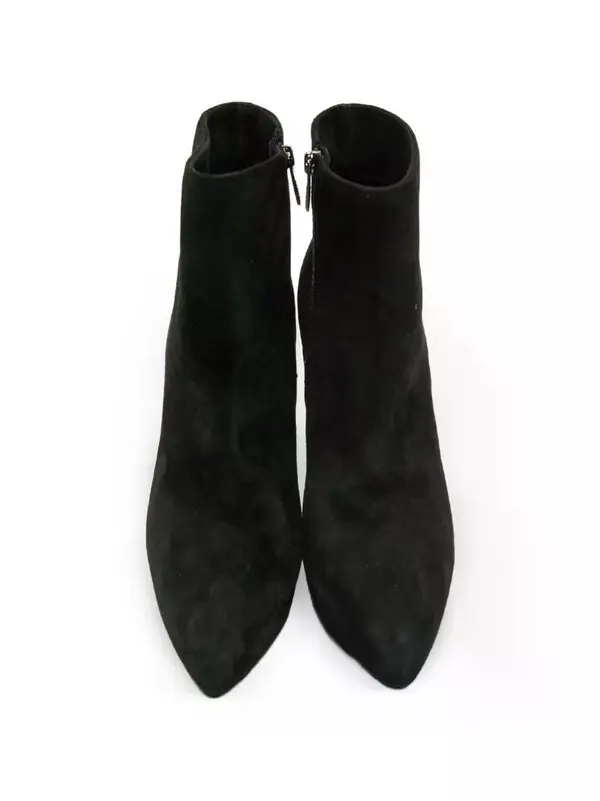 LE SILLA Pointed Toe Zip-up Ankle Boots