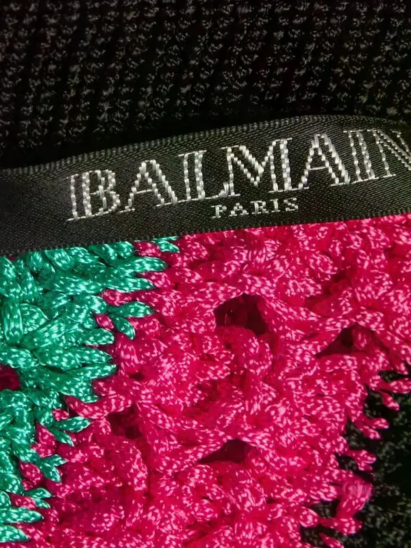 Balmain Halter-neck Cropped Top