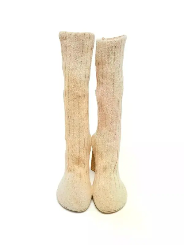 Bottega Veneta Atomic Ribbed Ankle Boots