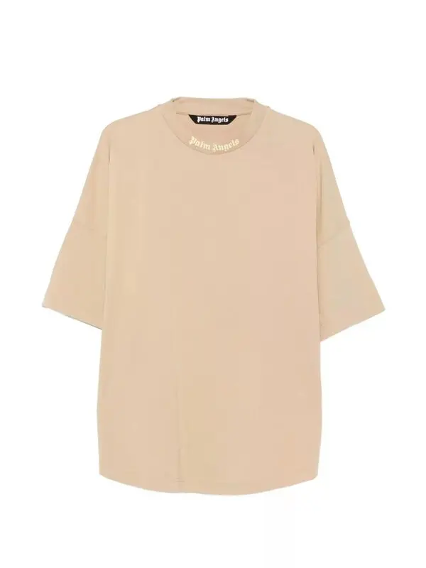 Palm Angels Logo-print Drop-shoulder T-shirt