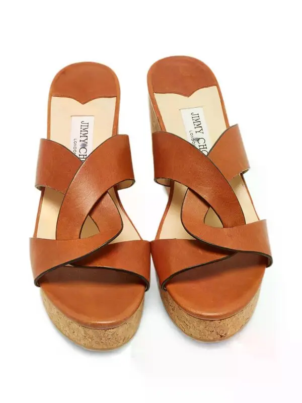 JIMMY CHOO Atia Wedge Sandals