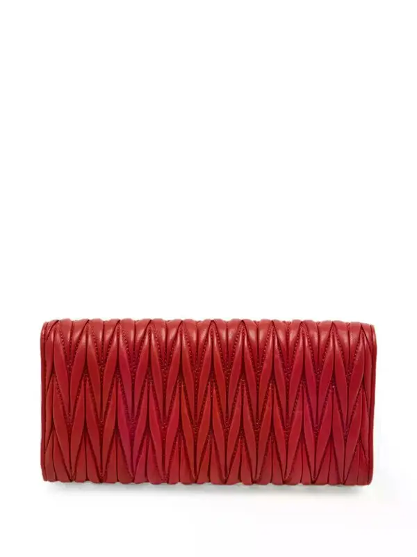 Miu Miu Matelassé Leather Wallet