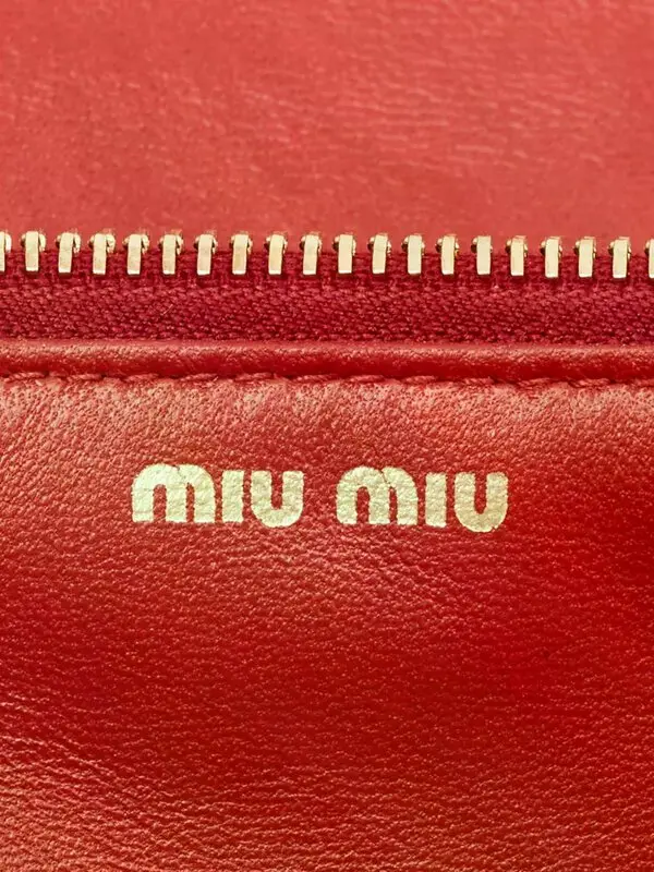 Miu Miu Matelassé Leather Wallet