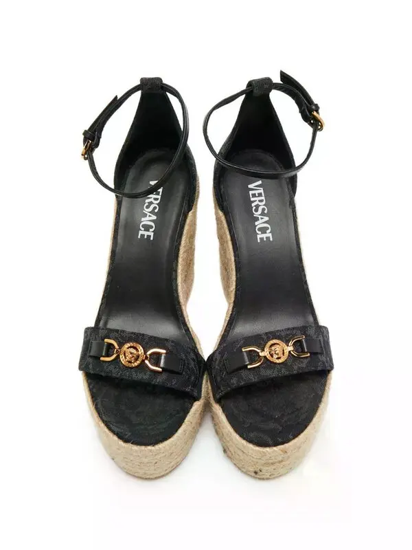Versace Medusa Wedge Sandals