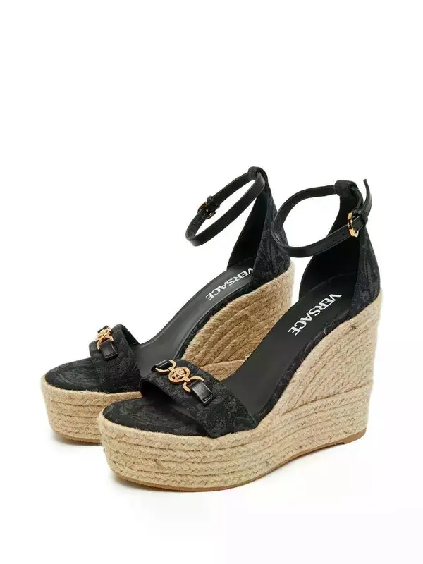 Versace Medusa Wedge Sandals