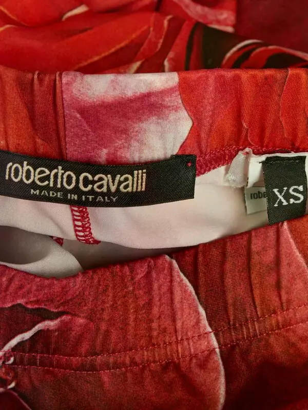Roberto Cavalli Rose-print Leggings