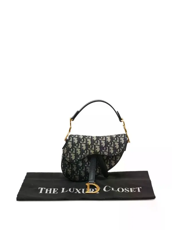 Dior Mini 2020 Saddle Oblique Shoulder Bag