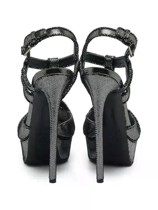 Casadei Textured Platform Sandals