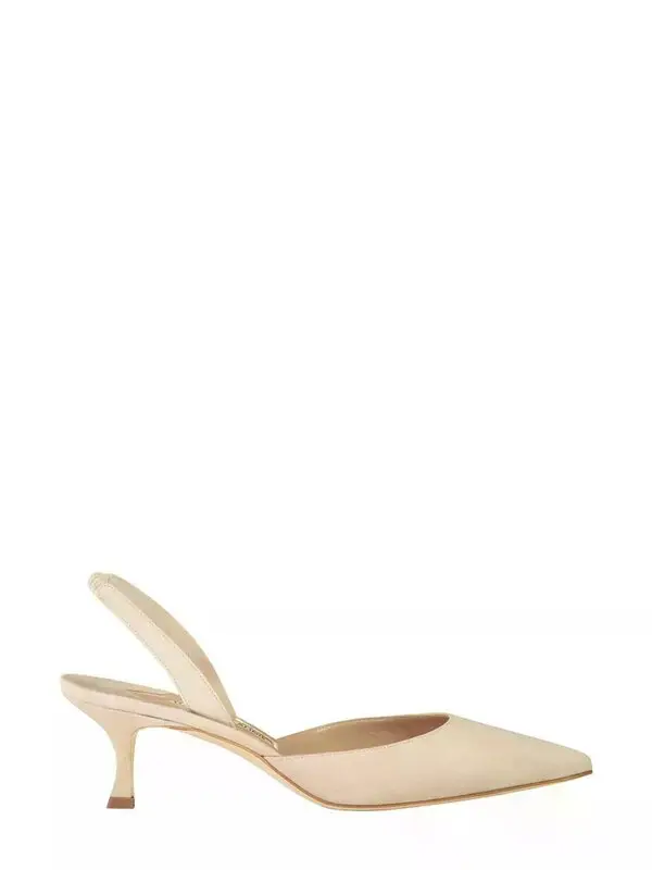 Manolo Blahnik 50mm Carolyne Pumps - Neutrals