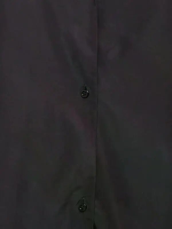Dior Asymmetric Embroidered Logo Poplin Shirt