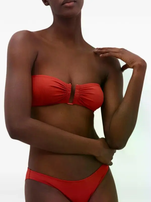 ERES Show Bandeau Bikini Top - Red