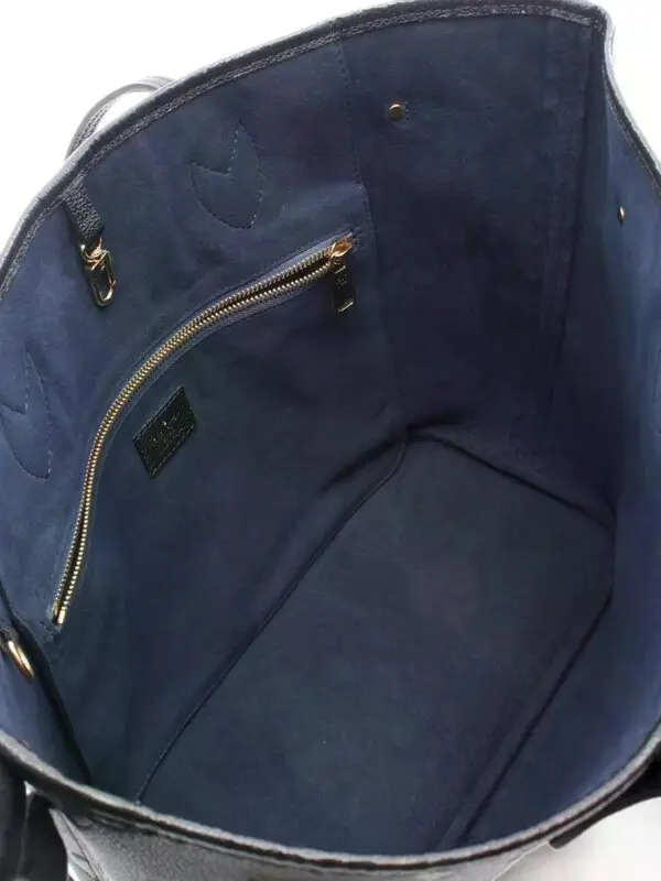 LOUIS VUITTON 2010s Mm Neverfull Empreinte-leather Tote Bag