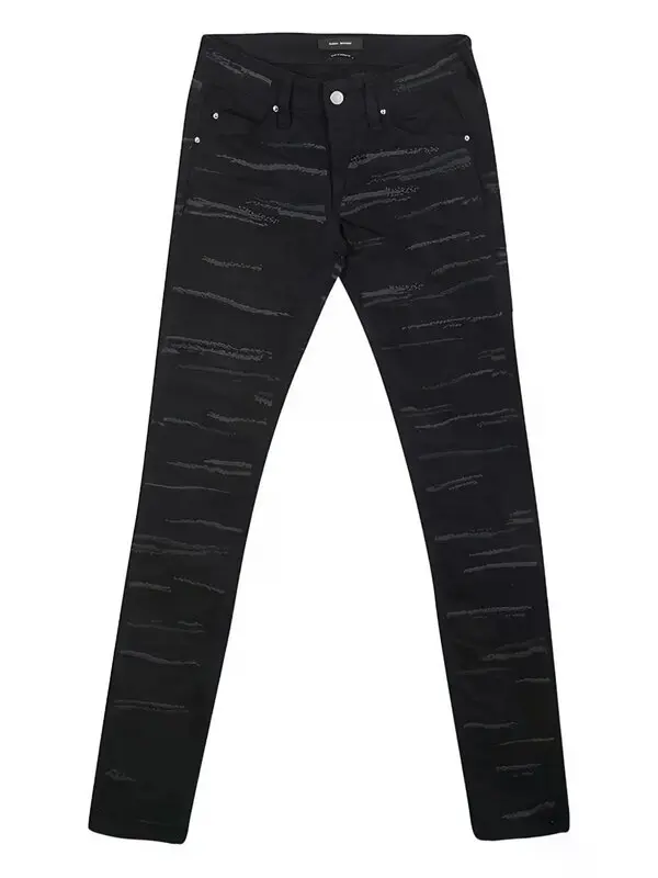 ISABEL MARANT VINTAGE 2024 Embroidery Skinny Jeans - Black