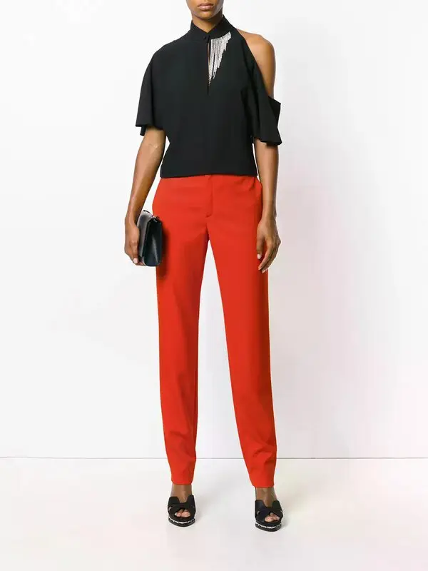 LANVIN Satin-waistband Trousers