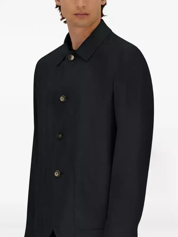 Herno Patch Pockets Silk Blazer
