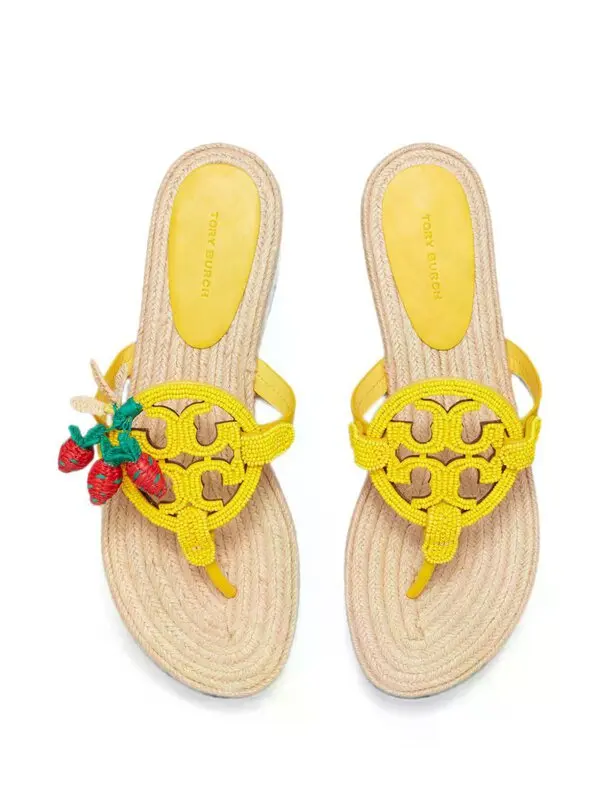 Tory Burch Miller Beaded Espadrilles