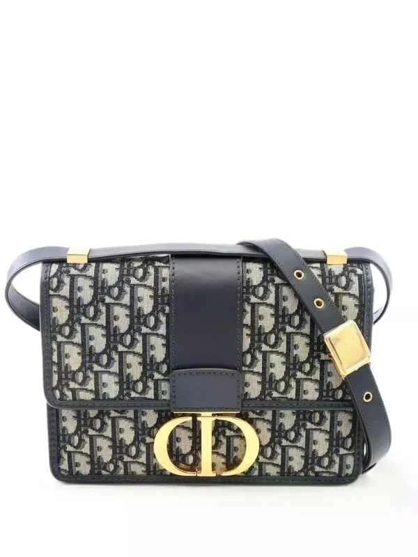 Dior 2010s 30 Montaigne Shoulder Bag - Blue