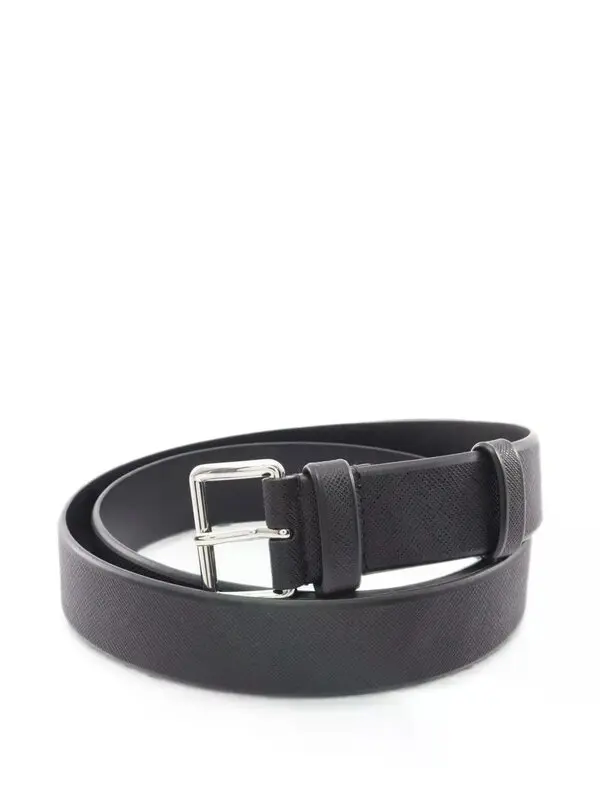 Prada 2010s Saffiano Leather Belt