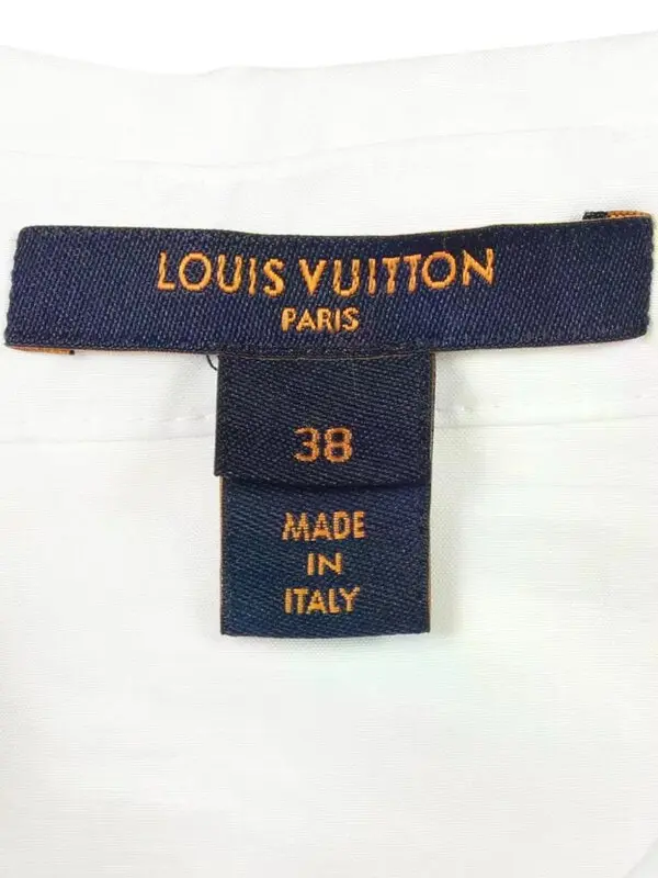 LOUIS VUITTON Cotton Cut-out Sleeve Button-down Shirt