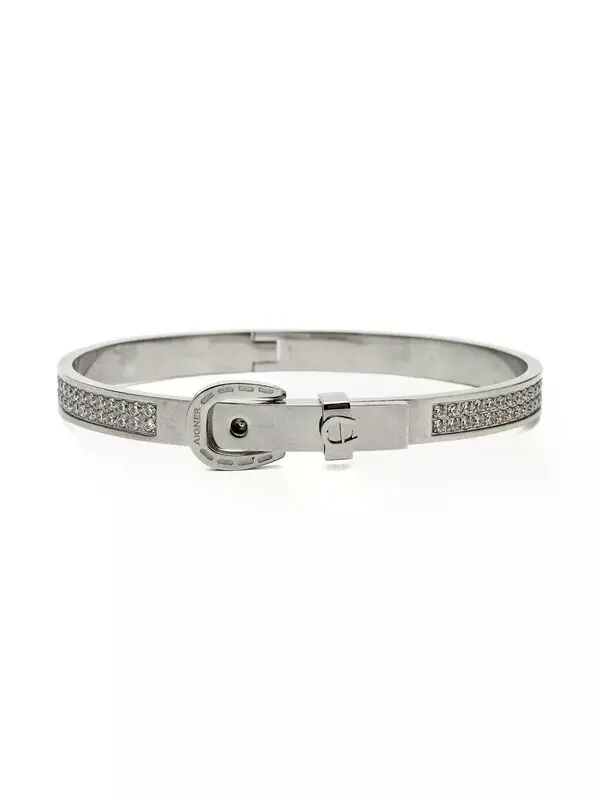 AIGNER Crystal-embellished Buckle Bracelet