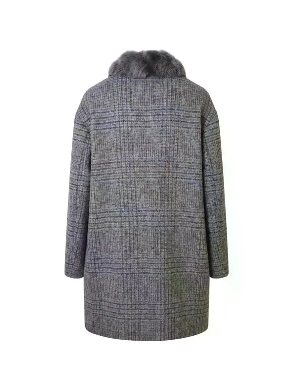 MANZONI 24 Checked Single-breasted Coat