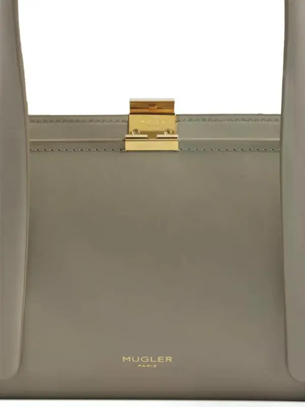 MUGLER Aurora Shoulder Bag - Neutrals