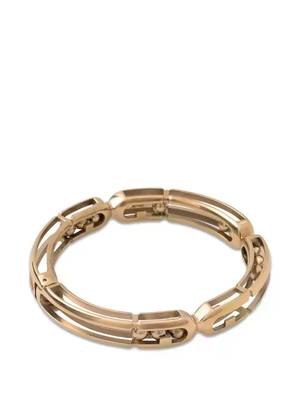 Furla Logo-engraved Hinged Bracelet - Gold