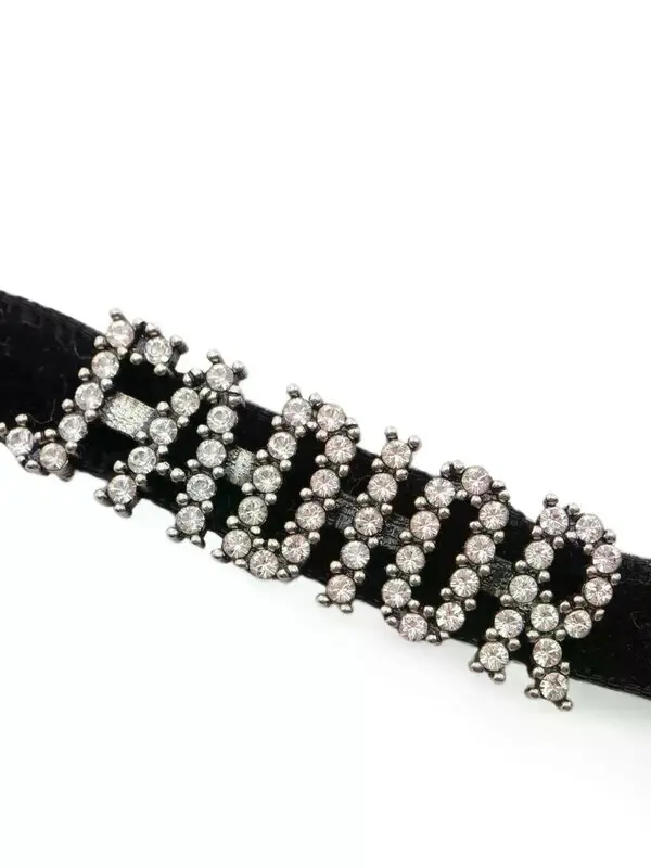 Dior 2010s J'adior Rhinestone Choker Necklace