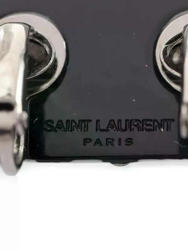 Saint Laurent 2010s Cassandre Triangle Earrings