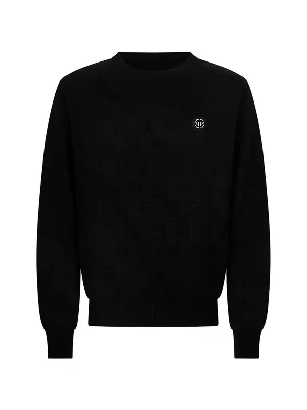 Philipp Plein Monogram Knit Sweater