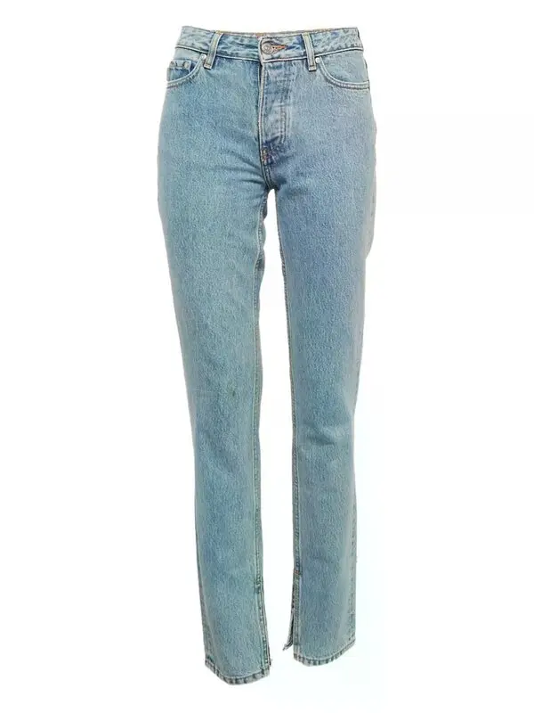 GANNI Distressed-finish Jeans - Blue