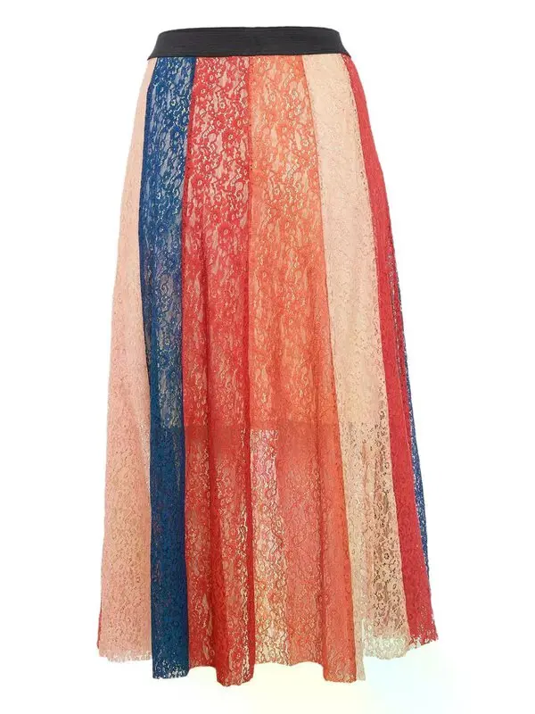 Maje Jupiter Maxi Skirt - Orange