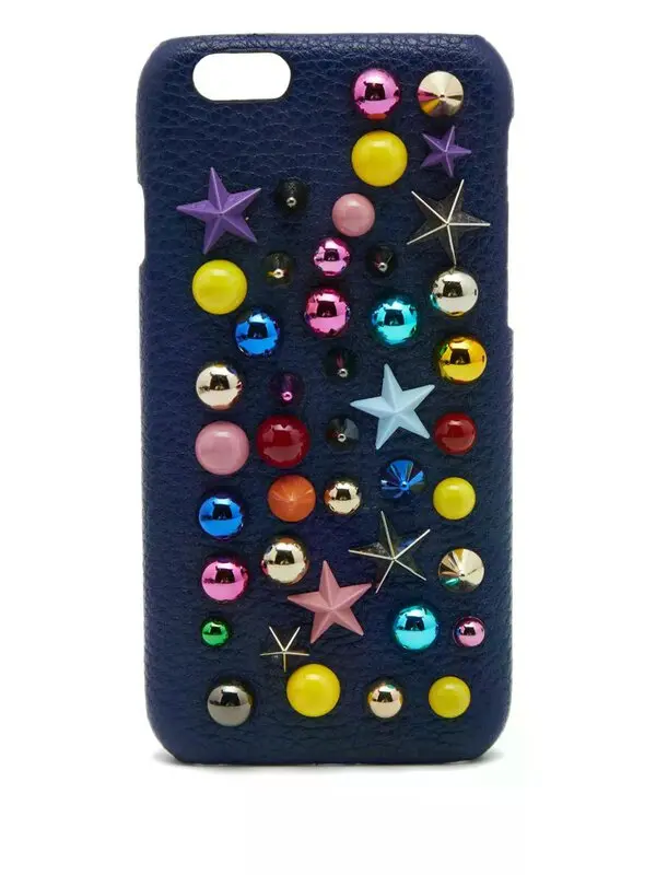 Dolce & Gabbana Embellished Leather Iphone 6 Case