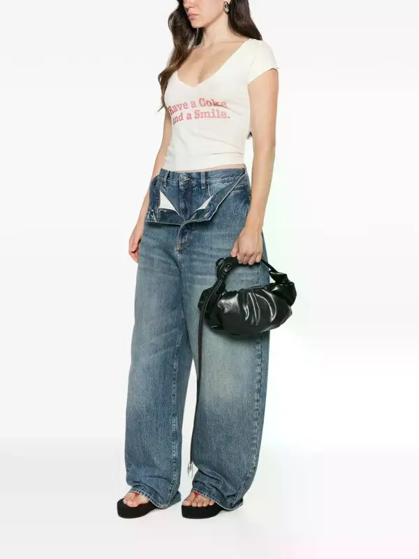 RE/DONE Coca-cola Slogan-print V-neck T-shirt