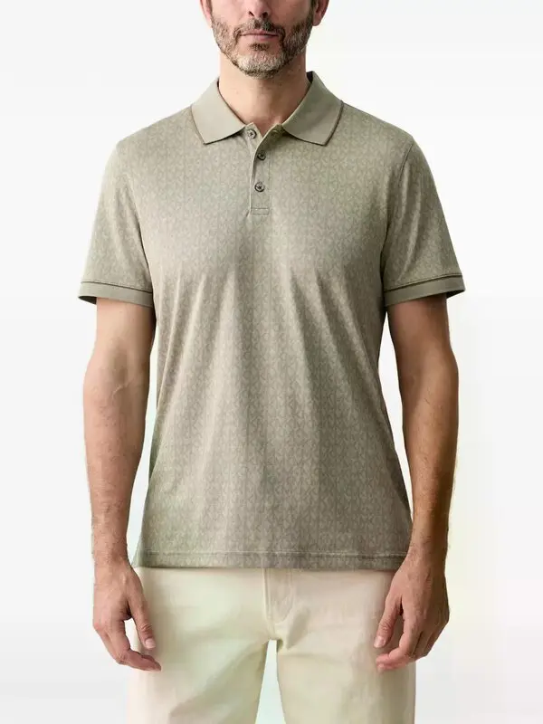 Michael Kors Logo-print Short-sleeve Polo Shirt