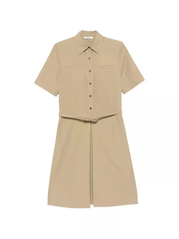 Fendi Short-sleeve Midi Dress - Neutrals