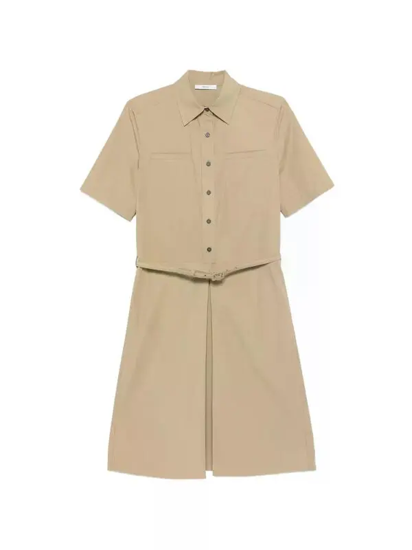 Fendi Short-sleeve Midi Dress - Neutrals