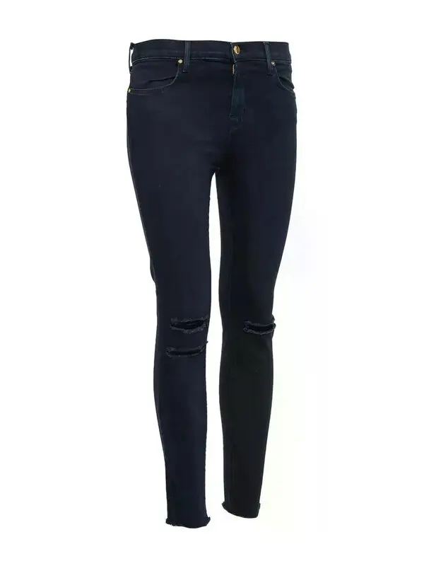 J Brand Distressed Buttoned Slim-fit Jeans