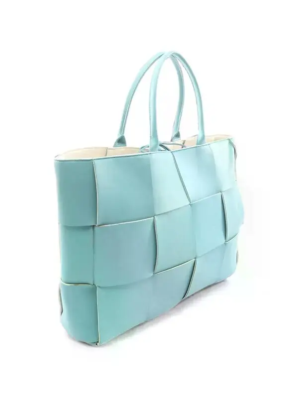 Bottega Veneta 2010s Arco Intrecciato Tote Bag - Blue