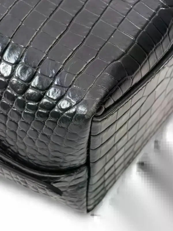 JIMMY CHOO Varenne Crocodile-embossed Mini Bag