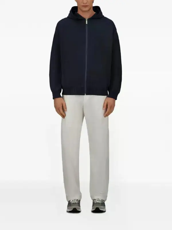 Herno Hooded Zip Sweatshirt