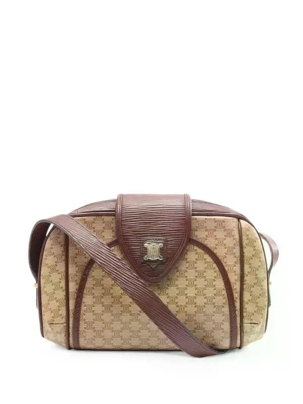 Celine 2000s Macadam Shoulder Bag - Neutrals
