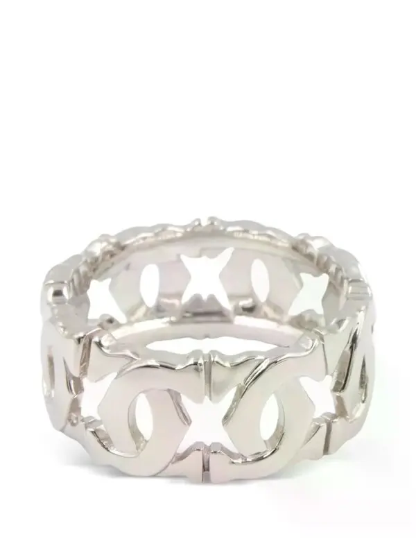 Cartier Entrelacés Ring In White Gold - Silver