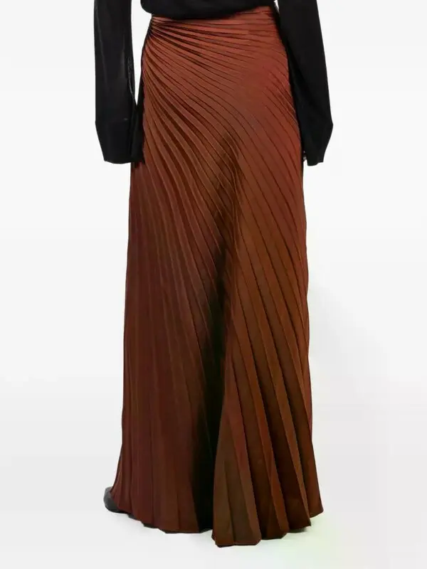 A.L.C. Pleated Maxi Straight Skirt