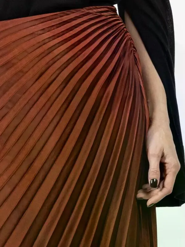 A.L.C. Pleated Maxi Straight Skirt
