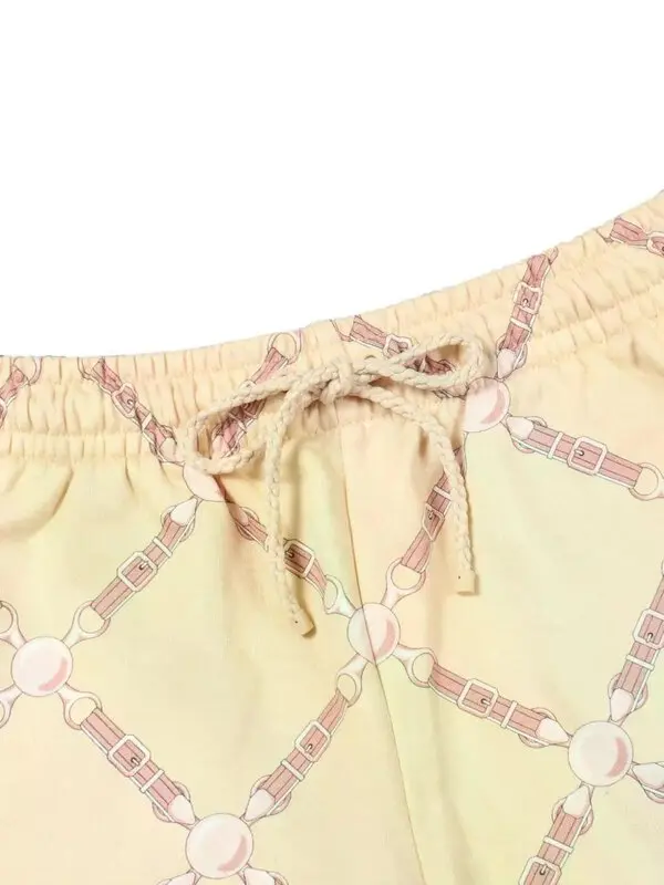 Hermès 2010s Bridle-print Shorts